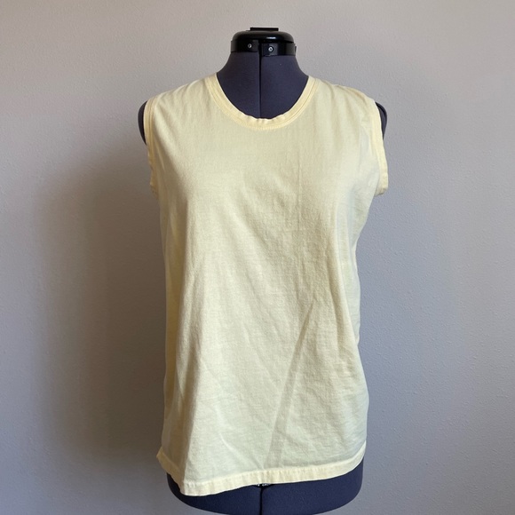 Vintage | Tops | Vintage Pastel Yellow Tank Top | Poshmark